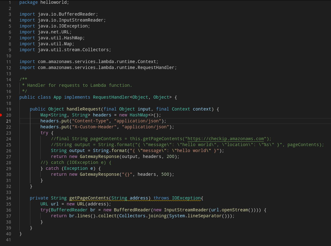 Debugging a Lambda with VSCode – Dutton Designs